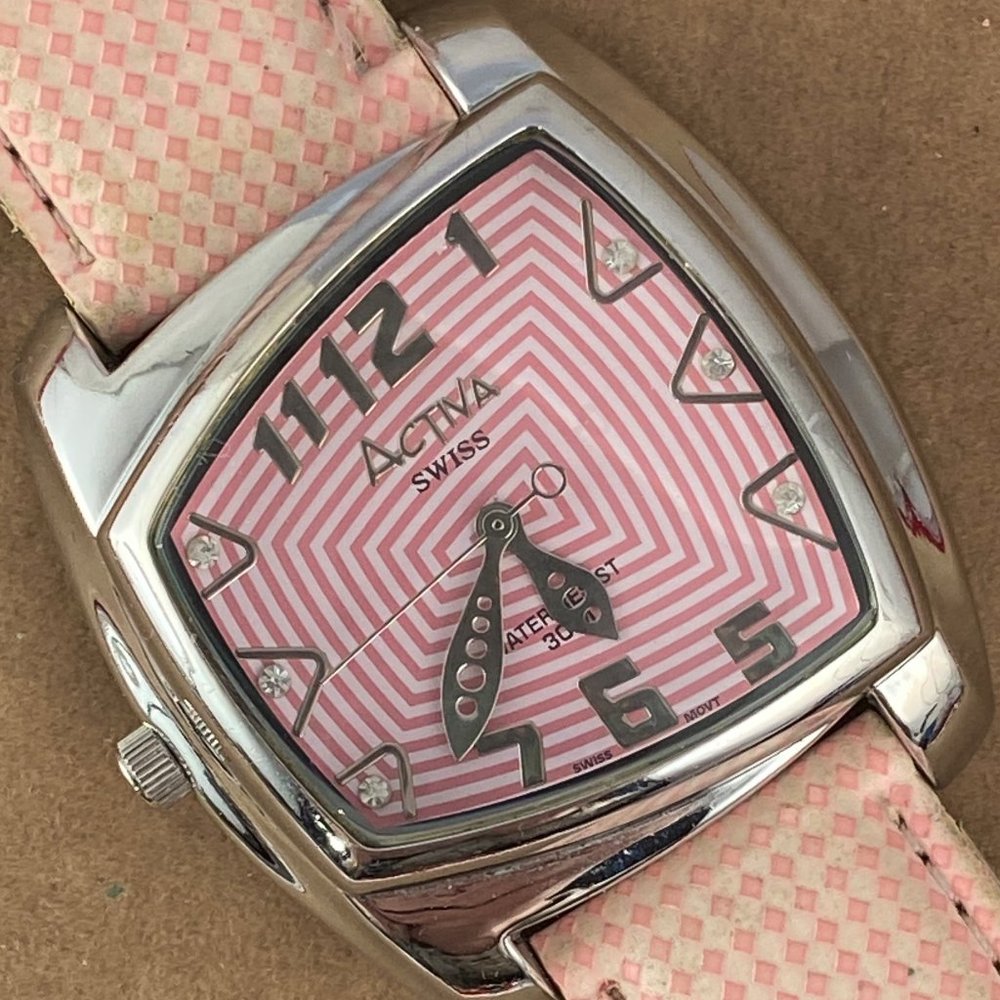Very Rare Left Hand Activa Swiss Watch - Gem